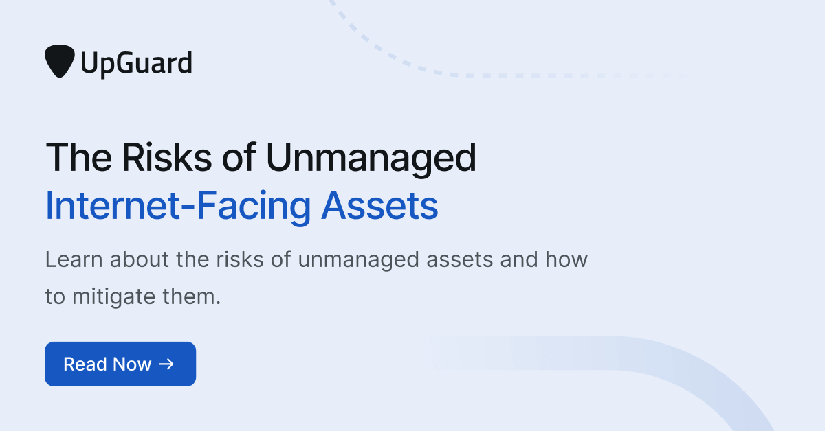 The Cybersecurity Risks of Unmanaged Internet-Facing Assets | UpGuard